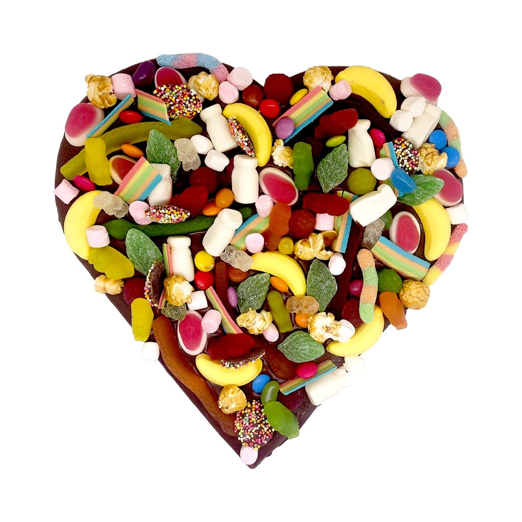 Giant Choc Indulgence Heart Choc Lollies Cookie | Melbourne & Memory ...