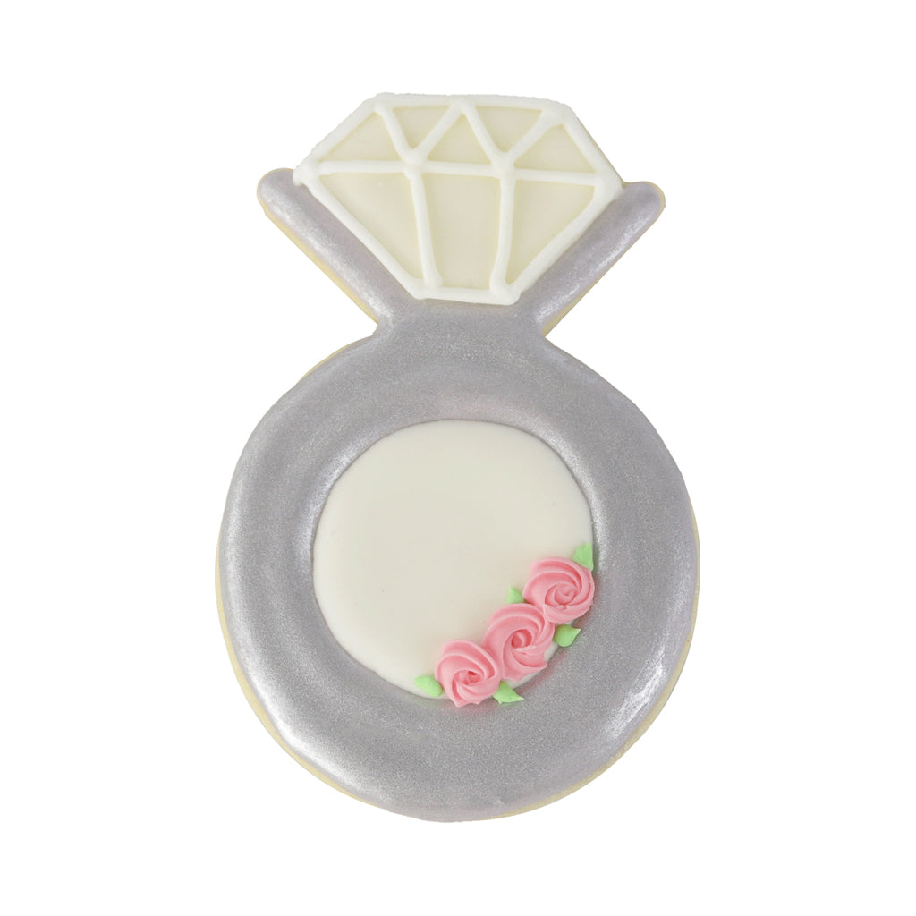 Engagement Ring Cookie | Delivery Australia & Memory Lane Cookies